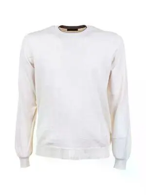 FAY Crew-neck Ribbed-trim Sweater