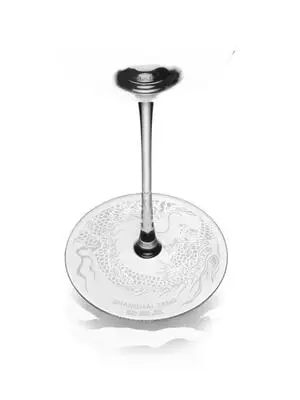 Shanghai Tang Tang Dragon Wine Glasses - Silver