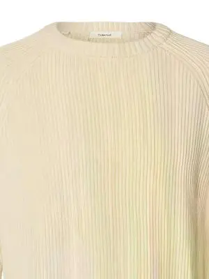 SELECTED Ribbed-knit Raglan-sleeve Sweater