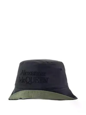 Alexander McQueen Logo Bucket Hat - Black