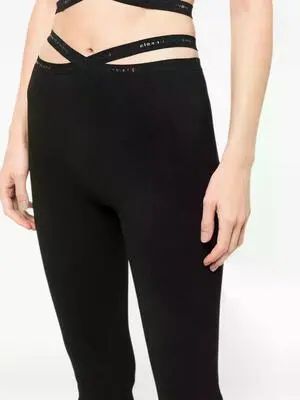 Alexander Wang Criss-cross Waist Leggings