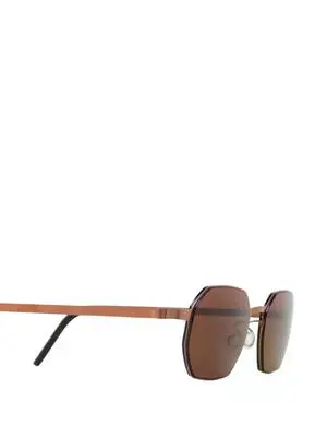 LINDBERG Geometric-frame Titanium Sunglasses