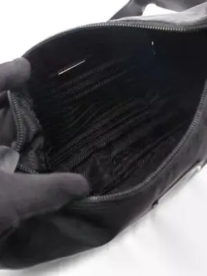 Prada 2010s New Vela Stud-embellished Shoulder Bag