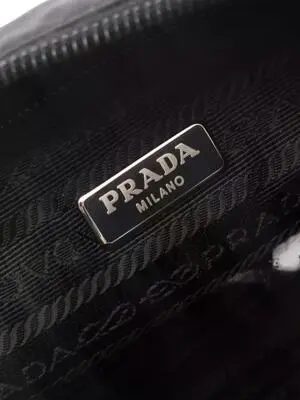 Prada 2010s New Vela Stud-embellished Shoulder Bag