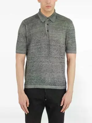 Avant Toi Short-sleeve Knitted Polo Shirt