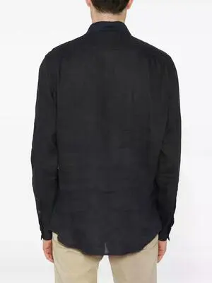 PAOLO PECORA Button-up Linen Shirt