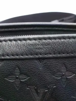LOUIS VUITTON Monogram Shadow Gaston Clutch Bag