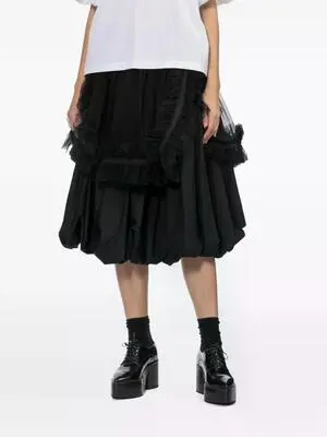Noir Kei Ninomiya Ruffled Midi Skirt