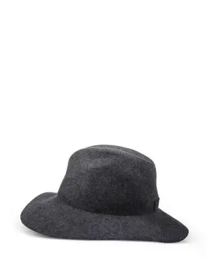 FILIPPO CATARZI Logo-patch Wide-brim Hat