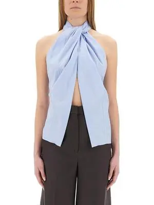 Stella McCartney Sleeveless Top With Panel - Multicolor