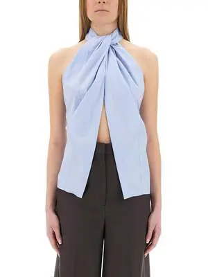 Stella McCartney Sleeveless Top With Panel - Multicolor