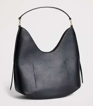Harrods Medium Leather Penny Shoulder Bag
