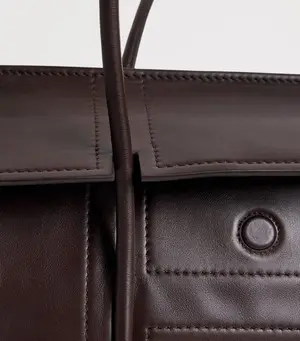 Harrods Medium Leather Marcie Tote Bag