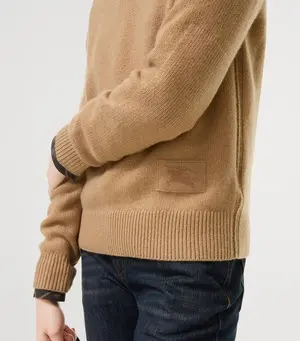 Burberry Cashmere-blend Embroidered-ekd Sweater