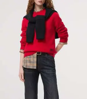 Burberry Cashmere-blend Ekd Sweater