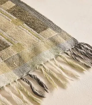 SOHO HOME Wool-silk Bordain Throw