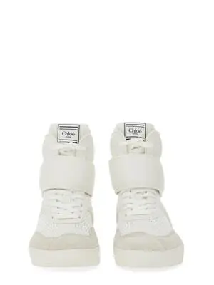 Chloé Kick Ankle Sneaker - Cream