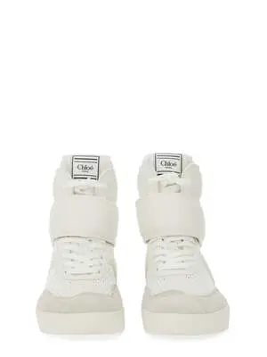 Chloé Kick Ankle Sneaker - Cream