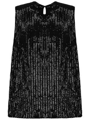 GOLDEN GOOSE Mini Dress With Sequins