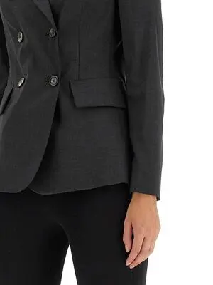 Max Mara Double-breasted Jacket - Multicolor