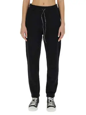VIVIENNE WESTWOOD Jogging Pants With Spray Print Orb - Black