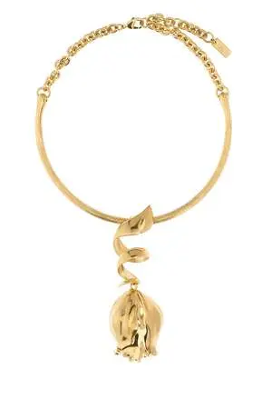 Chloé Metal Bloomcraft Necklace - Gold