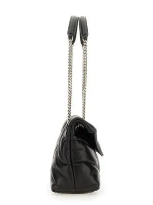 Saint Laurent Loulou Puffer Bag Small - Black