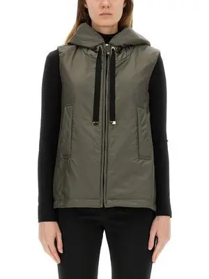 Max Mara Waterproof Vest Greengo - Gray