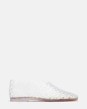 Steve Madden Grove Square Toe Flats - Clear