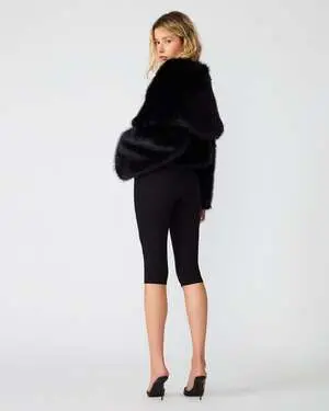 Steve Madden Amallia Coat Cropped Jackets & Coats