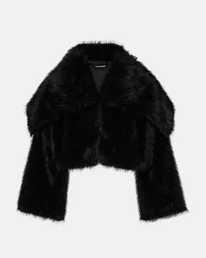 Steve Madden Amallia Coat Cropped Jackets & Coats