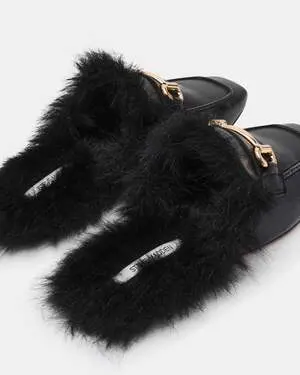 Steve Madden Romeo Faux Fur Flat & Sefina Bag Bundle