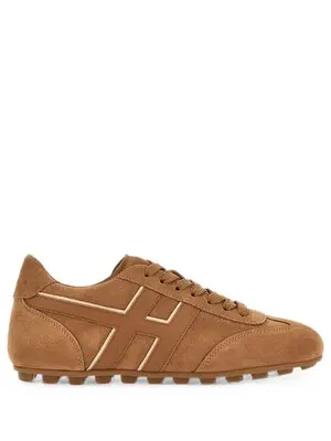 Hogan Sneakers Olympia In Suede - Brown