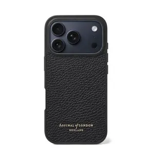 ASPINAL OF LONDON Iphone 18 Pro Case In Pebble - Black