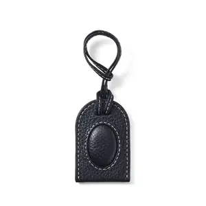 ASPINAL OF LONDON Hudson Perso Charm In Milled Pebble - Navy