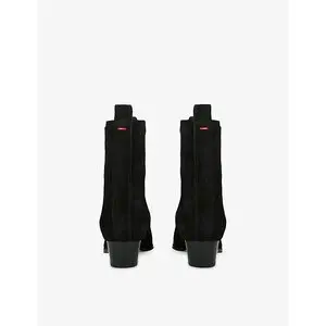 AeydĒ Agata 40 Suede Ankle Boots - Black