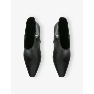 AeydĒ Maris 75 Leather Heeled Ankle Boots