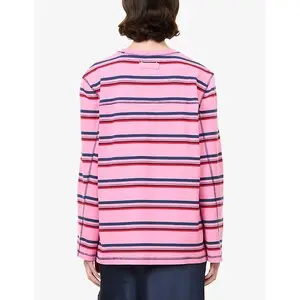 DAMSON MADDER Samara Striped Boxy Cotton Top