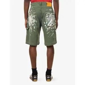 GALLERY DEPT. Platoon Paint-splatter Cotton Shorts