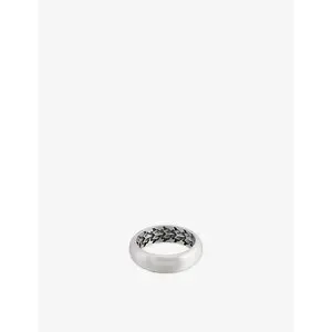 SERGE DENIMES Spine Sterling Band Ring