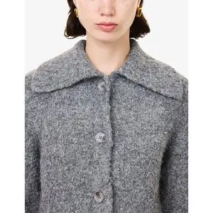 4TH & RECKLESS Carson Collared Knitted Cardigan