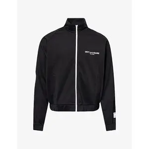 GALLERY DEPT. French Embossed-logo Cotton-jersey Track Jacket - Black