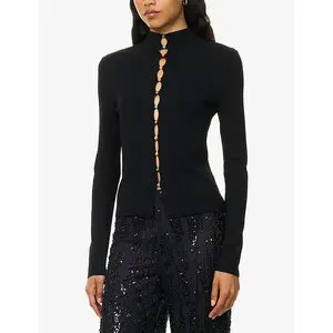 Staud Marianne Button Knit Top