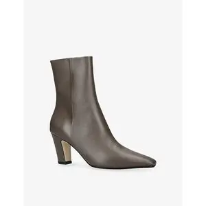 AeydĒ Maris 75 Leather Heeled Ankle Boots