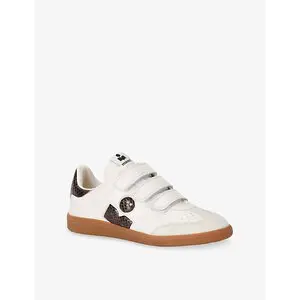 Isabel Marant Étoile Beth Logo Leather Trainers