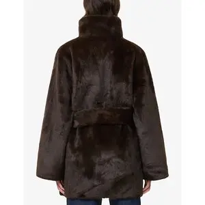 Stylein Hilani Belted Faux-fur Coat