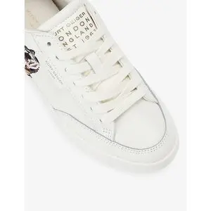 Kurt Geiger London Patch Leather Trainers