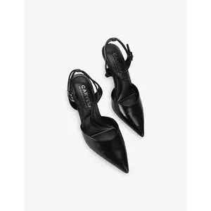 Carvela Leoni Leather Sling-back Courts