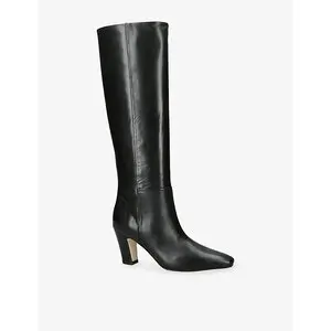 AeydĒ Silva 75 Leather Heeled Knee-high Boots