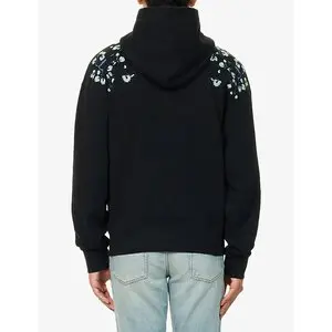 Amiri Floral-embroidered Cotton Hoody